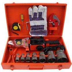 EuroTec Germany Polyfúzna zváračka plastových rúr 2400W 16-63mm ...