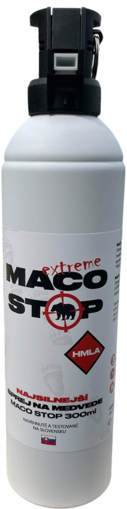 Maco Stop Najsilnejší sprej na medvede Extreme 300ml hmla od 35 ...