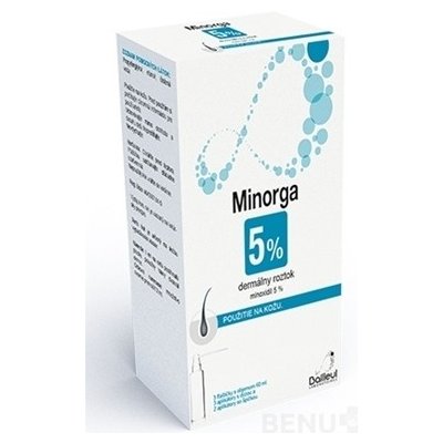 Minorga 5% dermálny roztok sol.der. 3 x 60 ml od 36,39 € - Heureka.sk