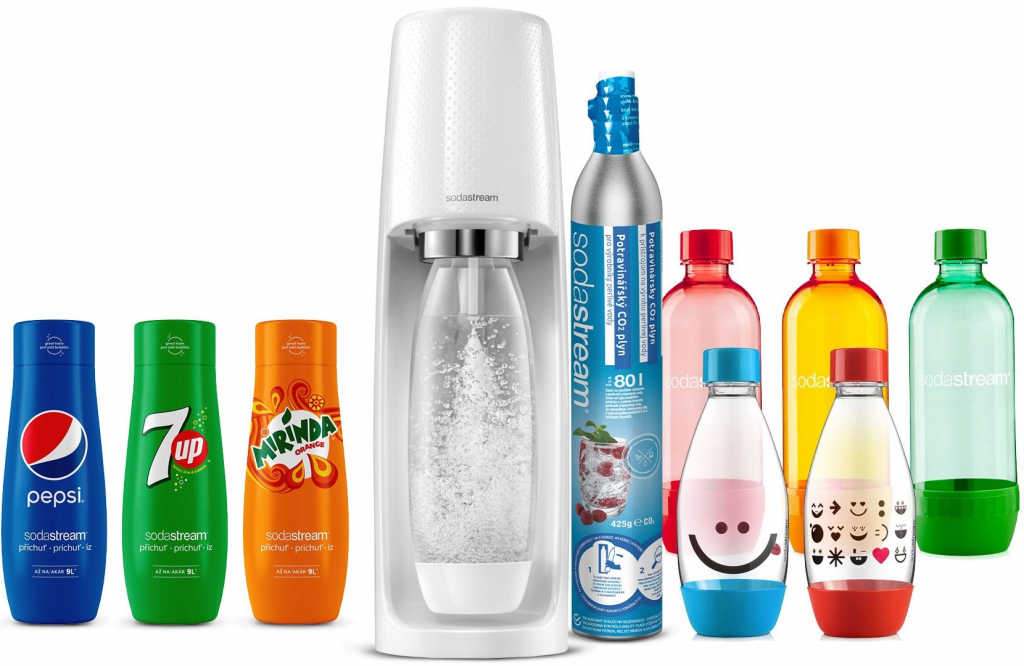 SodaStream SPIRIT White Family Pack od 112,65 € - Heureka.sk