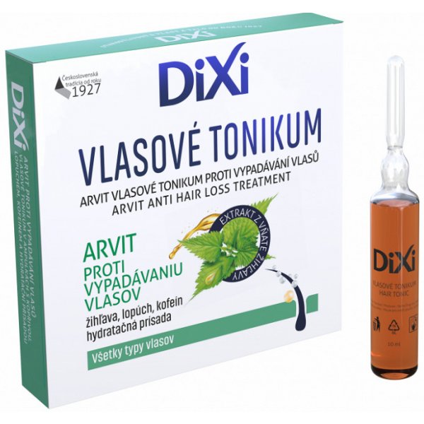 DIXI Arvit tonikum proti vypadávaniu vlasov ampulky 6 x 10 ml od 3,59 ...