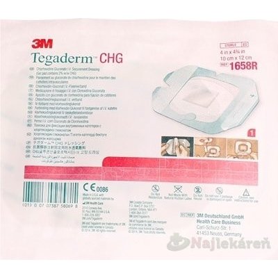 3M Tegaderm CHG 1658 10 cm x 12 cm od 14,89 € - Heureka.sk