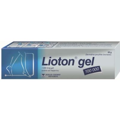 Lioton gel 100 000 gel.der.1 x 50 g + 1 x 50 g od 10,38 € - Heureka.sk