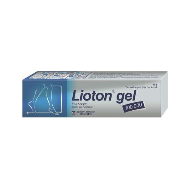 Lioton gel 100 000 gel.der.1 x 50 g + 1 x 50 g od 10,38 € - Heureka.sk