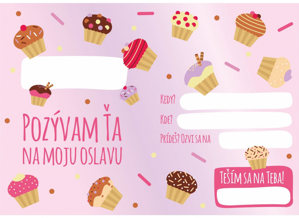 Pozvánka na oslavu muffiny od 1,9 € - Heureka.sk