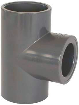 Vágner Pool PVC tvarovka - T-kus 90° redukovaný 40 x 20 mm, DN=40/20 mm ...