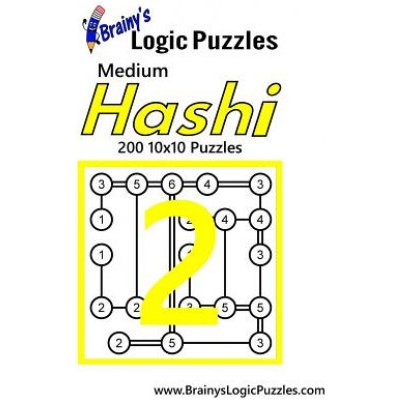Brainy's Logic Puzzles Medium Hashi #2: 200 10x10 Puzzles od 13,04 ...