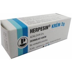 Herpesin krém crm.der.1 x 2 g od 4,58 € - Heureka.sk