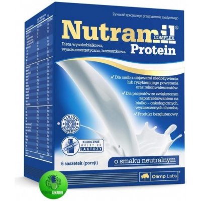 NUTRAMIL Complex protein neutral bielkovinová výživa vrecúška 6 x 70 g ...