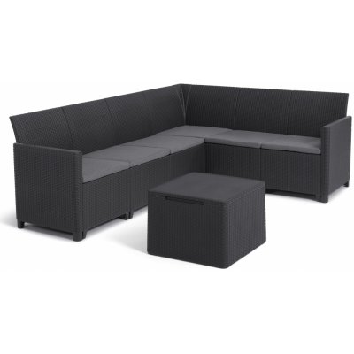 Keter Lounge Corner Set Emma grafit od 399,8 € - Heureka.sk