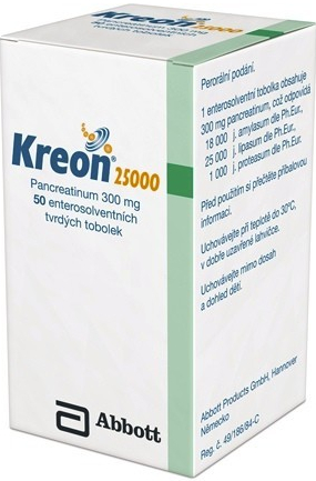 Kreon 25000 cps.end.50 x 300 mg od 16,06 € - Heureka.sk