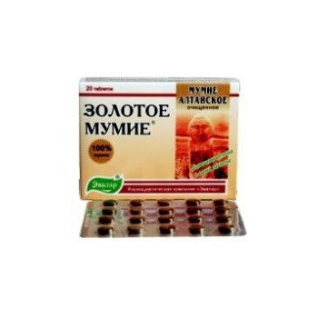 Evalar Zlaté Mumio mumio altajské očistené 20 tabliet od 4,49 ...
