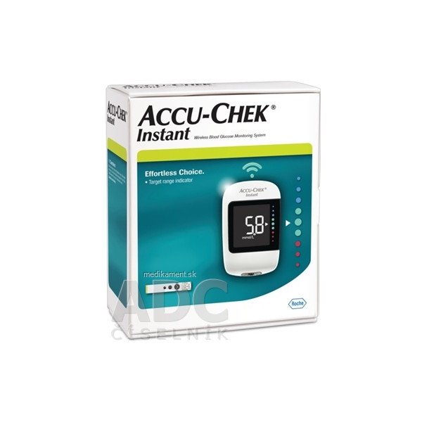 Accu-chek Instant Glukomer súprava na monitorovanie krvnej glokózy od ...