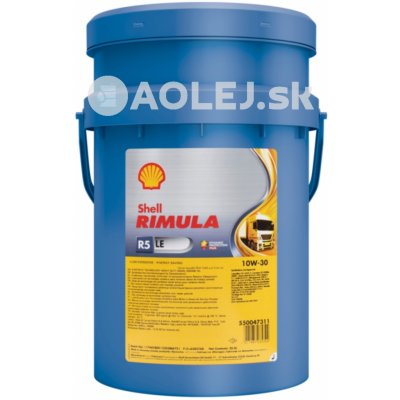 Shell Rimula R5 LE 10W-30 20 l od 90 € - Heureka.sk