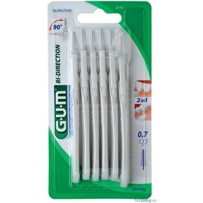 G.U.M Bi-Direction medzizubné kefky 0,7 mm 6 ks od 5,4 € - Heureka.sk