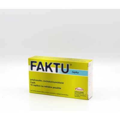 Faktu čapíky sup.10 x 100 mg/2,5 mg od 6,44 € - Heureka.sk