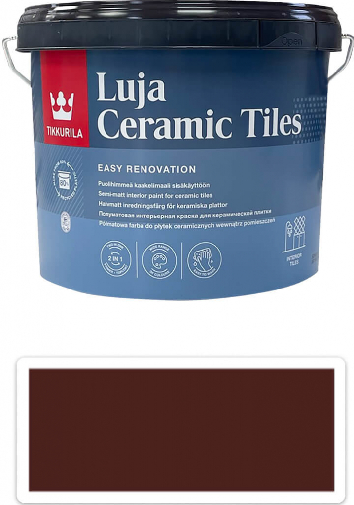 TIKKURILA Luja Ceramic Tiles 2,7 l Mahagónová hnedá od 80,56 € - Heureka.sk