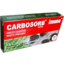 Carbosorb tbl.20 x 320 mg od 1,86 € - Heureka.sk