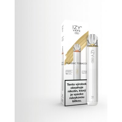 Izy Vape Pro Classic Tobacco 18 mg 700 poťahov 1 ks od 8,9 € - Heureka.sk