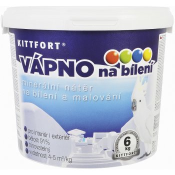 KITTFORT Vápno hasené - vápno na bielenie - biela - 6 Kg od 6,19 ...