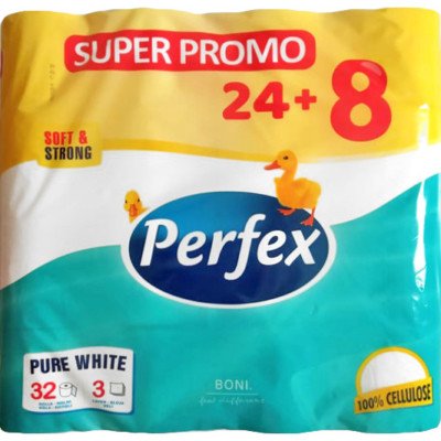 Perfex Super Promo 3-vrstvý 32 ks od 6,19 € - Heureka.sk