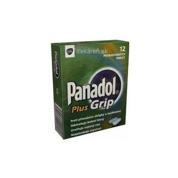 Panadol Plus Grip tbl.flm.24 x 500 mg/30 mg od 4,25 € - Heureka.sk