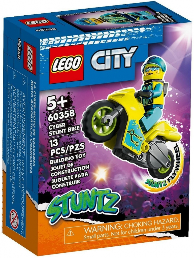LEGO® City 60358 Kaskadérská kybermotorka od 3,88 € - Heureka.sk