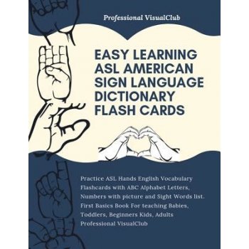 Easy Learning ASL American Sign Language Dictionary Flash Cards ...