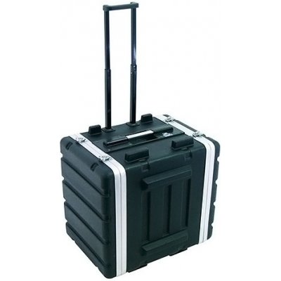 Roadinger Rackový kufor PVC-Rack 19", 8HE čierny s kolieskami a madlom ...