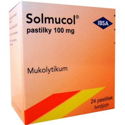 Solmucol pastilky 100 mg pas.ord.24 x 100 mg od 4,05 € - Heureka.sk
