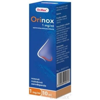 Orinox 1 mg/ml aer.nao.1 x 10 ml od 3,89 € - Heureka.sk
