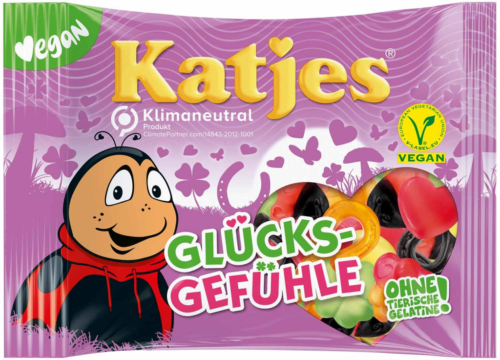 Katjes Glucks Gefuhle vegánske ovocné želé cukríky 200 g od 1,35 ...