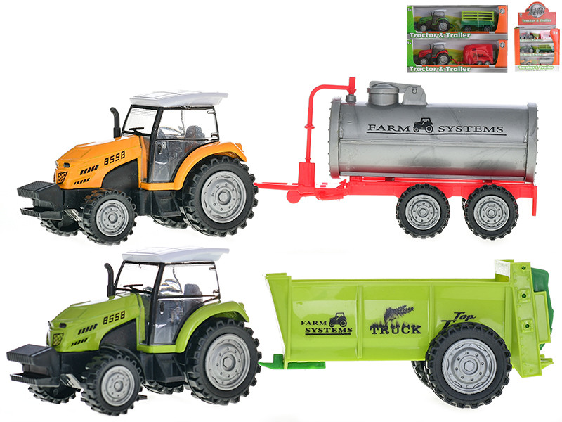 Mikro trading Traktor s vlečkou - 24 cm - zpětný chod od 3,65 ...