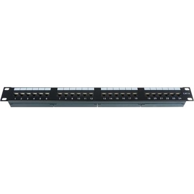 DATACOM Patch panel 24p. CAT6 1U,4x6 LSA, UTP, 19" 3091 od 67,9 ...