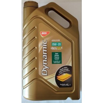 MOL Dynamic Gold DX 0W-20 4 l od 34,61 € - Heureka.sk