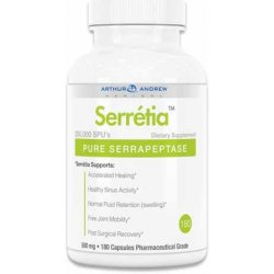 Špecifikácia Serretia 250000 SPU Serrapeptase 180 Caps Serrapeptáza ...
