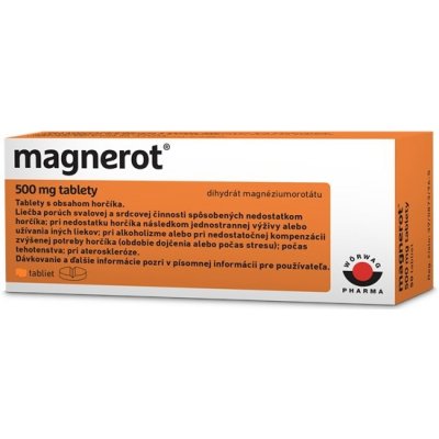 Magnerot tbl.200 x 500 mg od 20,79 € - Heureka.sk