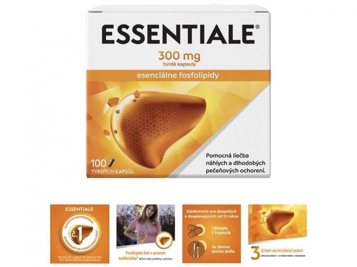 Essentiale 300mg cps.dur. 100 x 300 mg od 17,88 € - Heureka.sk