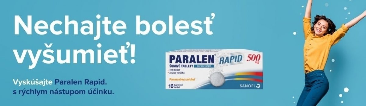 Paralen rapid 500 mg tbl.eff.16 x 500 mg od 3,45 € - Heureka.sk